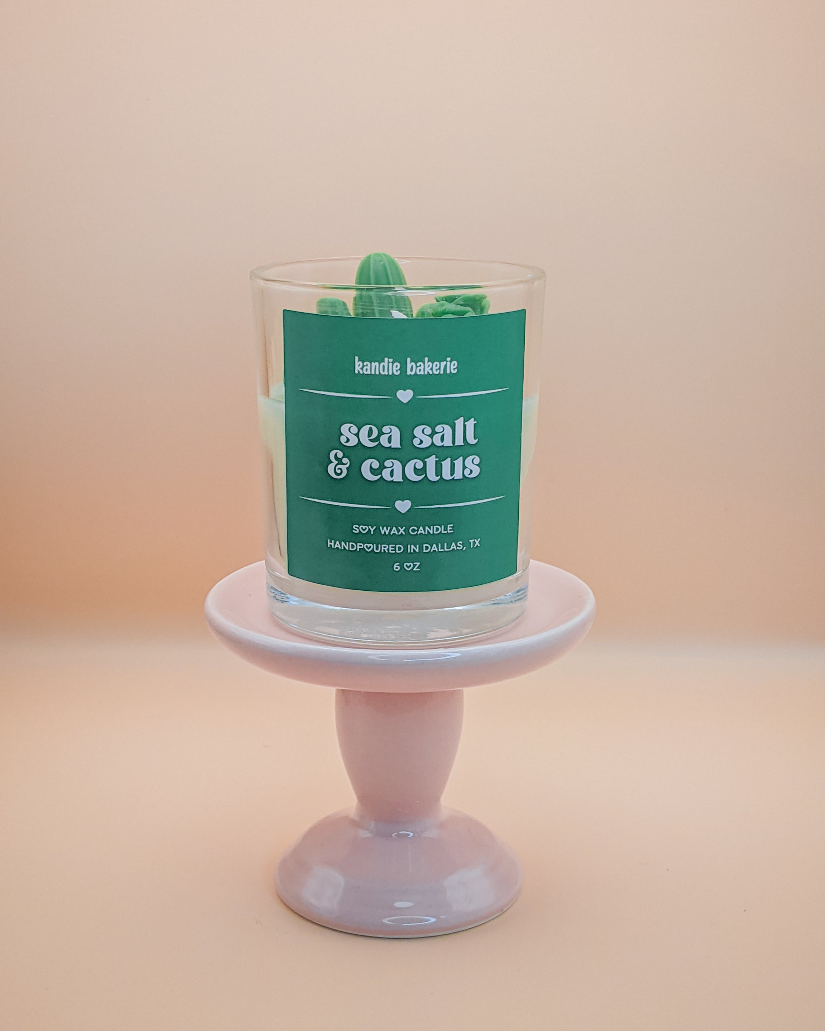 Sea Salt & Cactus Candle – Kandie Bakerie